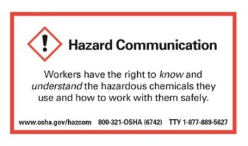 Hazard Communication - Health Safety & Environment